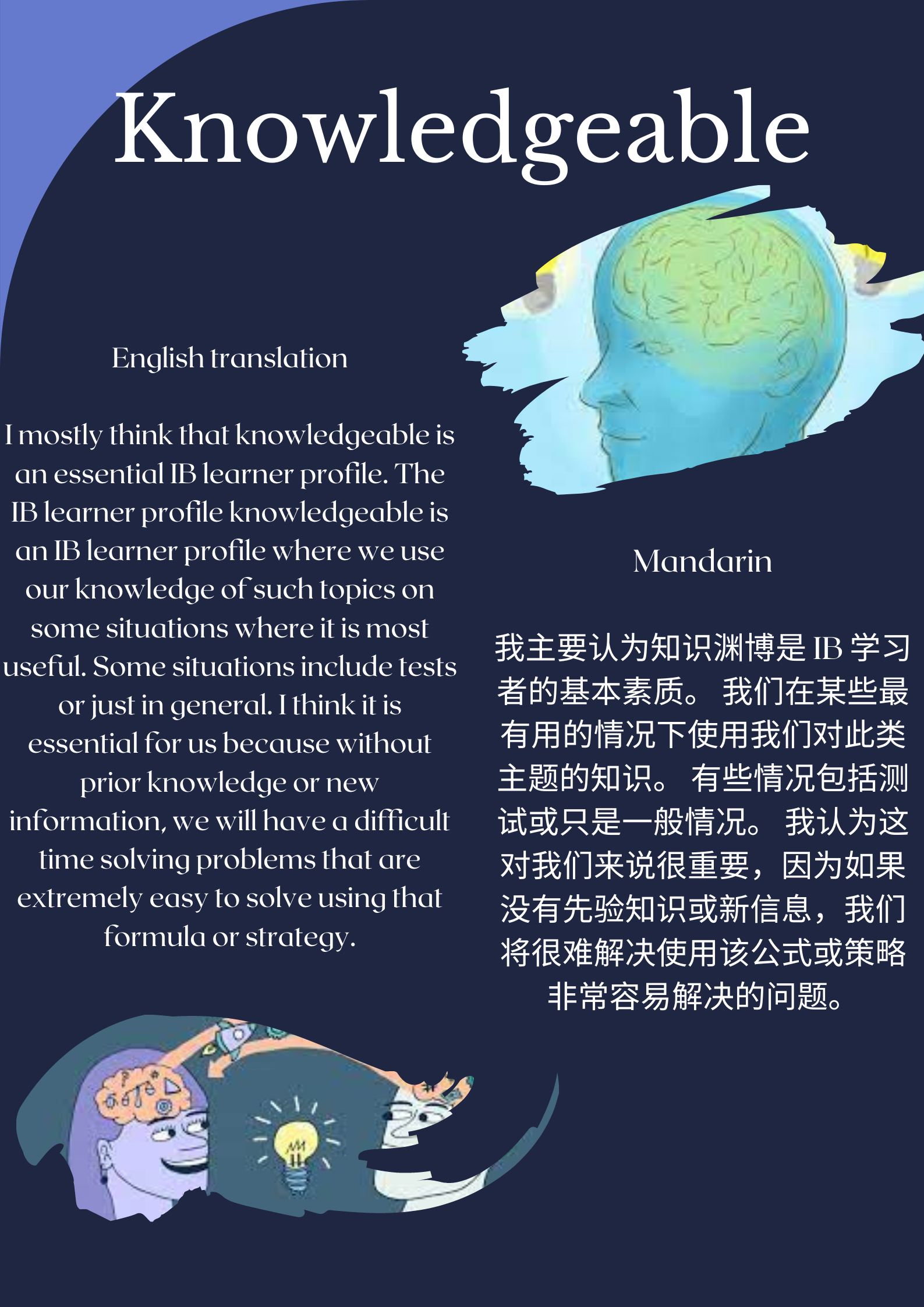 Students’ Work in Chinese – The Binusian